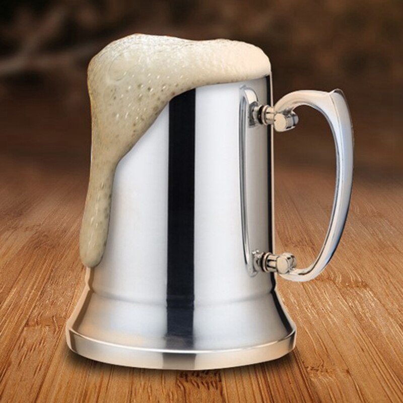 Tankard Stein Double Wall Beer Milk Mugs With Hand... – Grandado