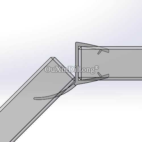 Brand 5PCS Bathroom Screen Rubber Seals 135° Water... – Grandado