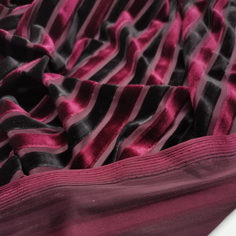 Qualified Velvet Fabric 2 tone Stripe Dress Trouse... – Grandado