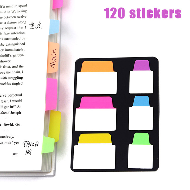 120Pages Simple Pure Transparent Index Stickers Co... – Grandado