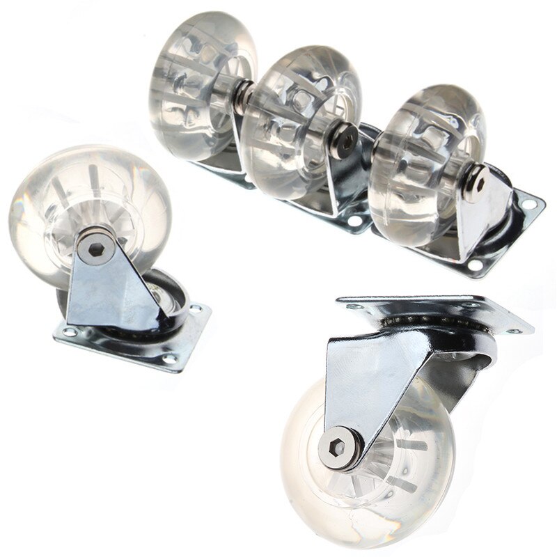 CNIM PU Transparent Caster Mute Universal Heavy Du... – Vicedeal