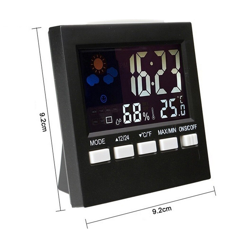 despertador Intelligent Weather Clock LCD Digital ... – Grandado