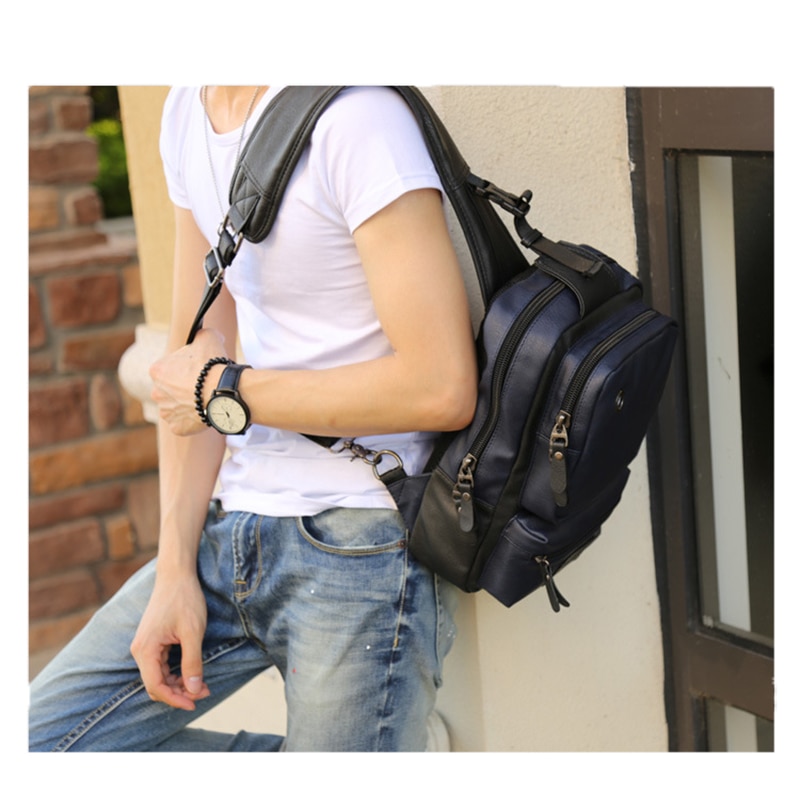 Zebella Brand Men's Shoulder Bag Vintage Men Cross... – Grandado