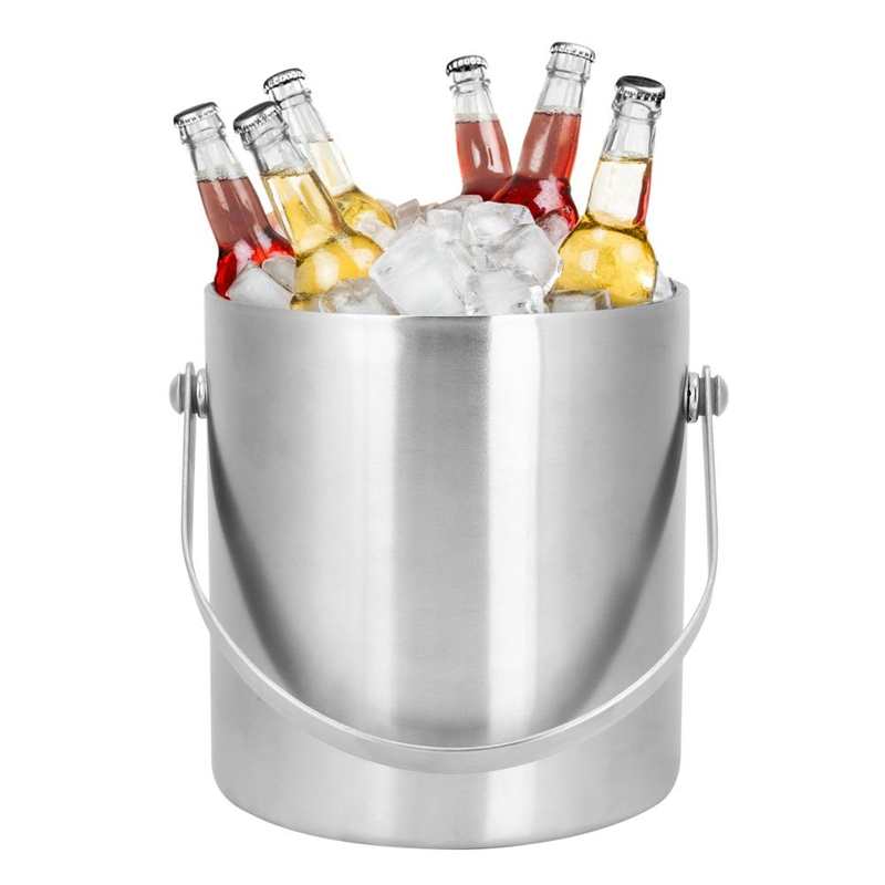 2L 201 Stainless Steel Ice Bucket Insulated Double... – Vicedeal