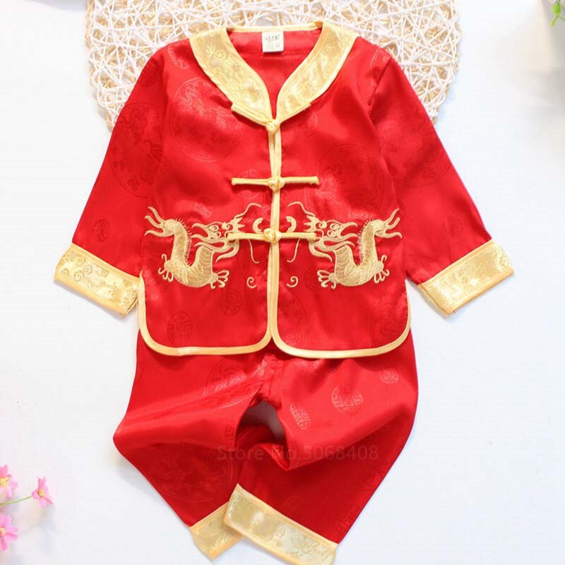 Year Traditional Chinese Costume Tang Suit for Boy... – Vicedeal
