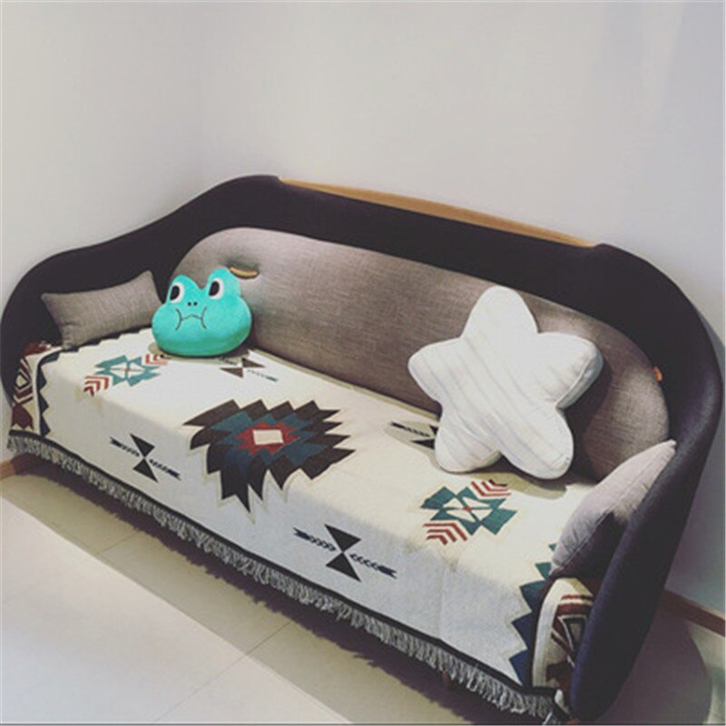 Scandinavian style sofa towel sofa cover full blan... – Grandado