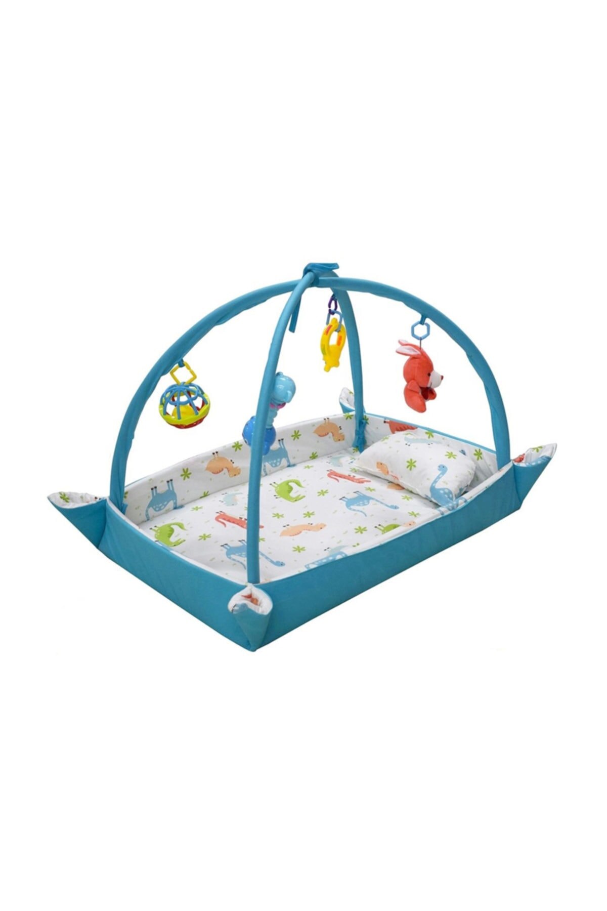 100% cotton Fabric Blue Dinazorlu Baby Play Mats A... – Grandado