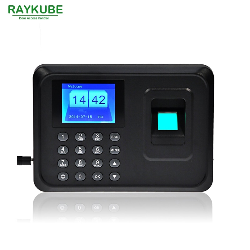 RAYKUBE TFT Fingerprint Time Attendance Clock Reco... – Grandado