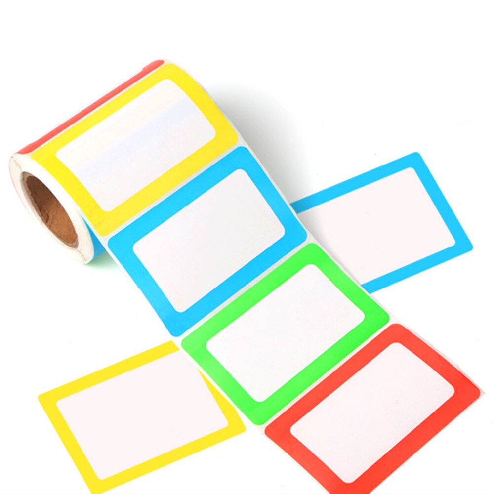 300 Pcs/roll Colorful Name Stickers Tags Stick On ... – Grandado