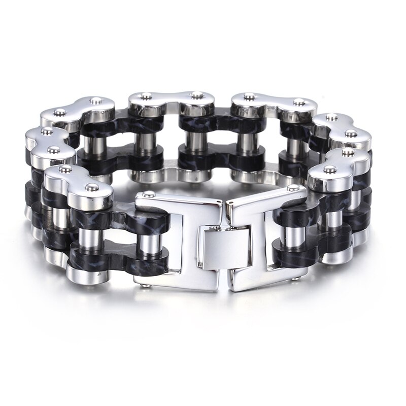 TrustyLan Cool Thick Chain Bracelets For Men Biker... – Grandado