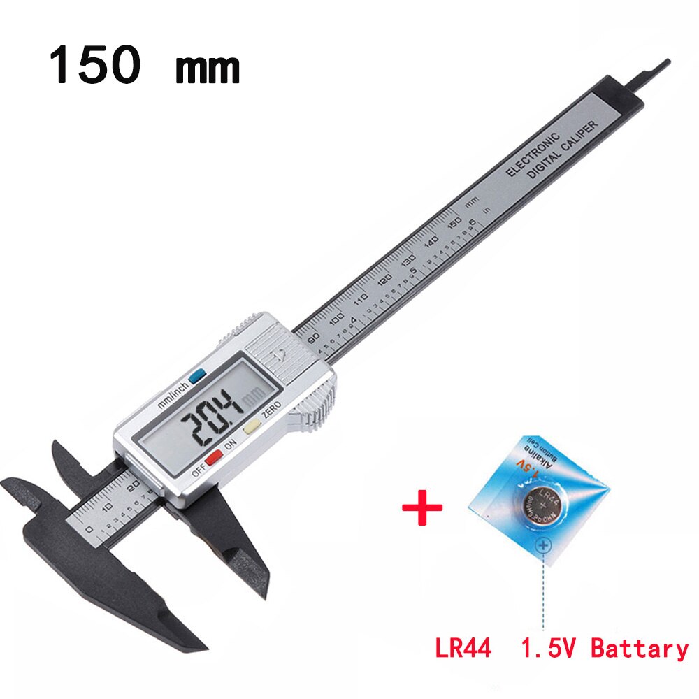 150mm 100mm Electronic Digital Caliper 6 Inch Carb... – Grandado