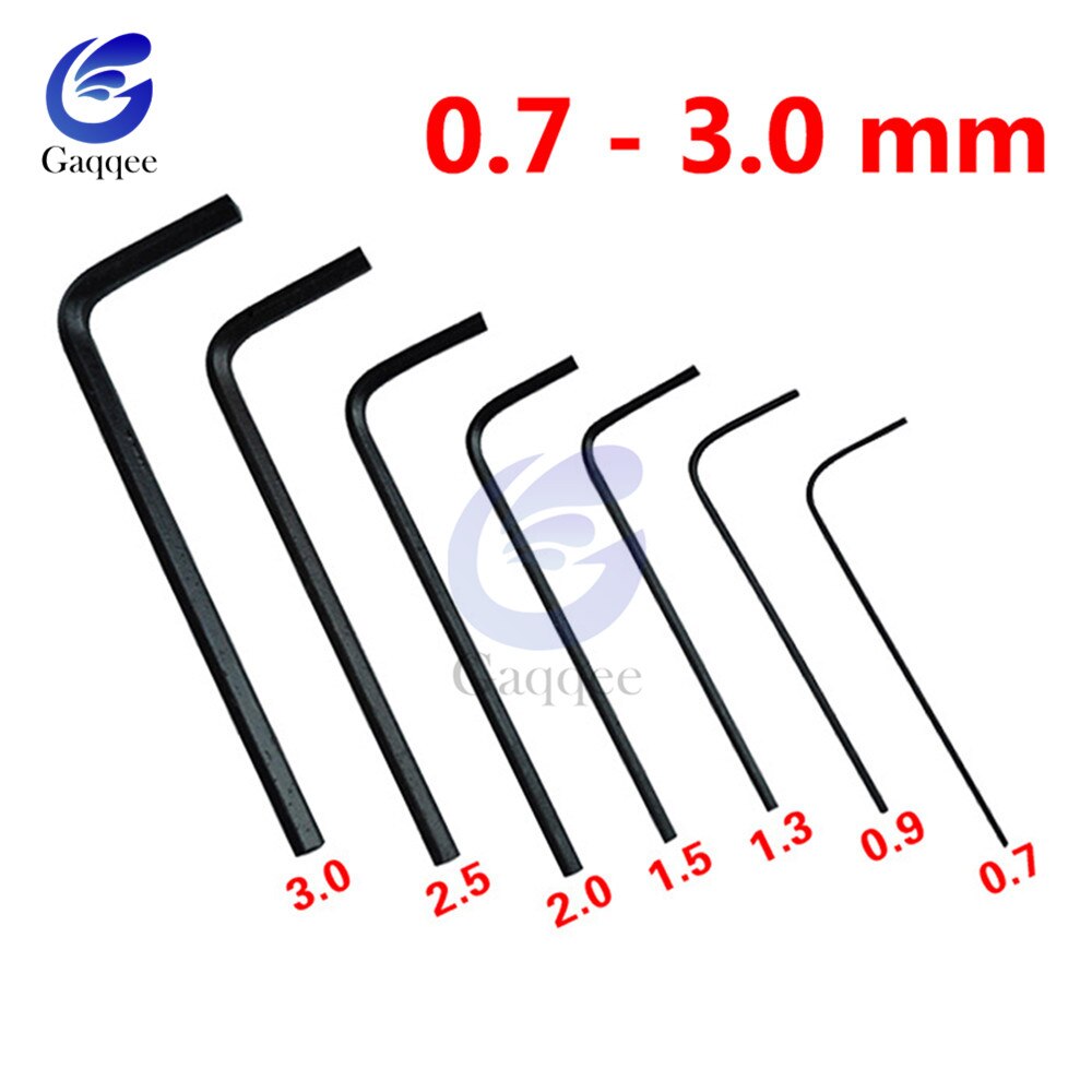 7 Pcs/Set 0.7mm-3mm Mini Micro Hexagon Wrench Hex ... – Grandado
