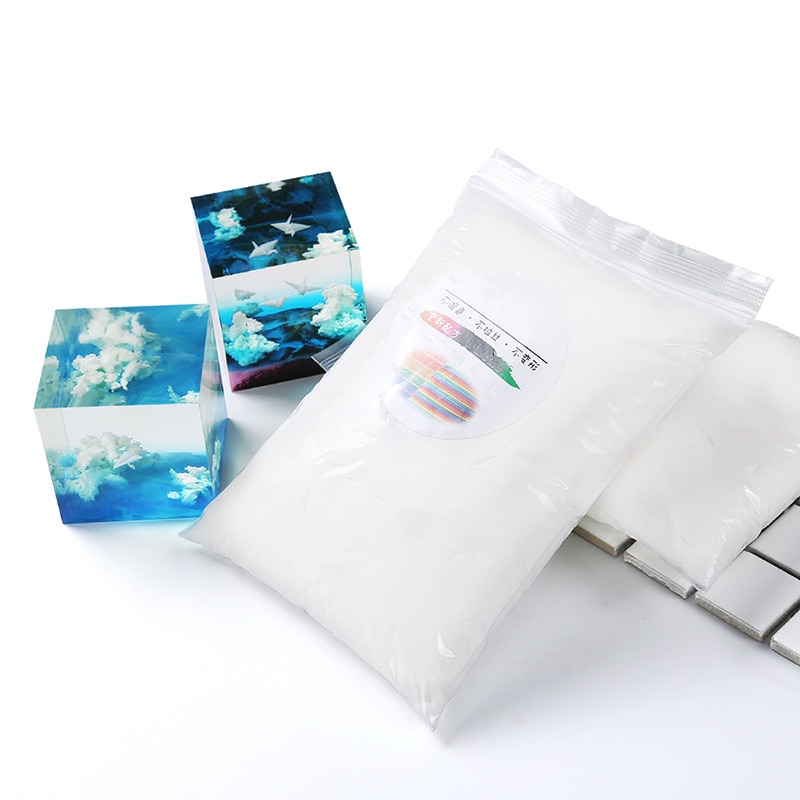 Handgemaakte Hars Diy Witte Wolk Blauwe Hemel Fill... – Grandado