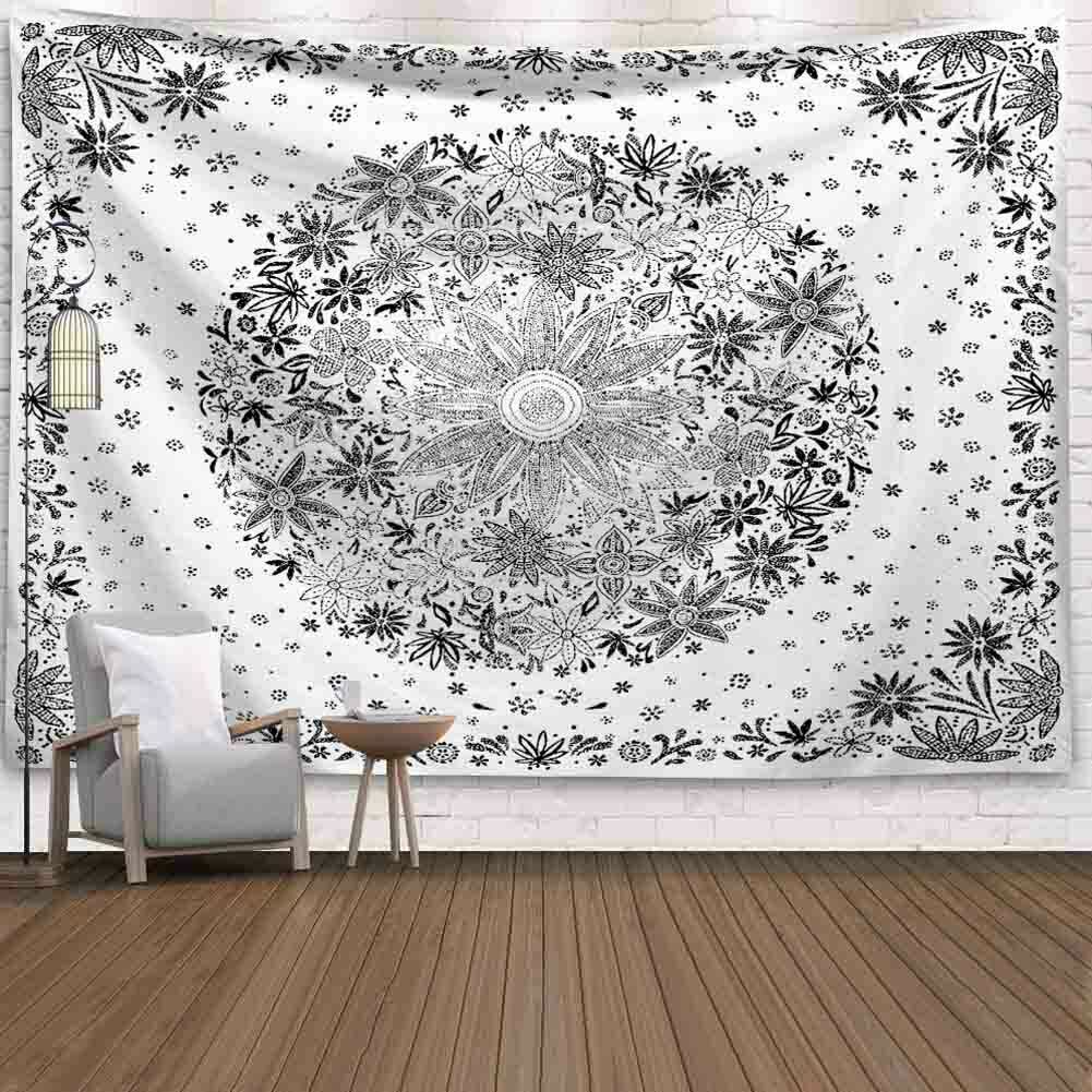 Tapestry Mandala Wall Hanging Boho Cotton Poster T... – Grandado