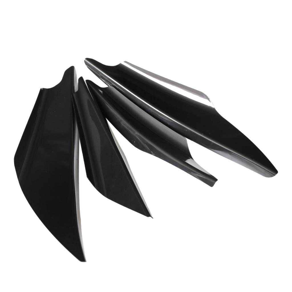 4 Pieces Universal Carbon Fiber Front Bumper Split... – Grandado