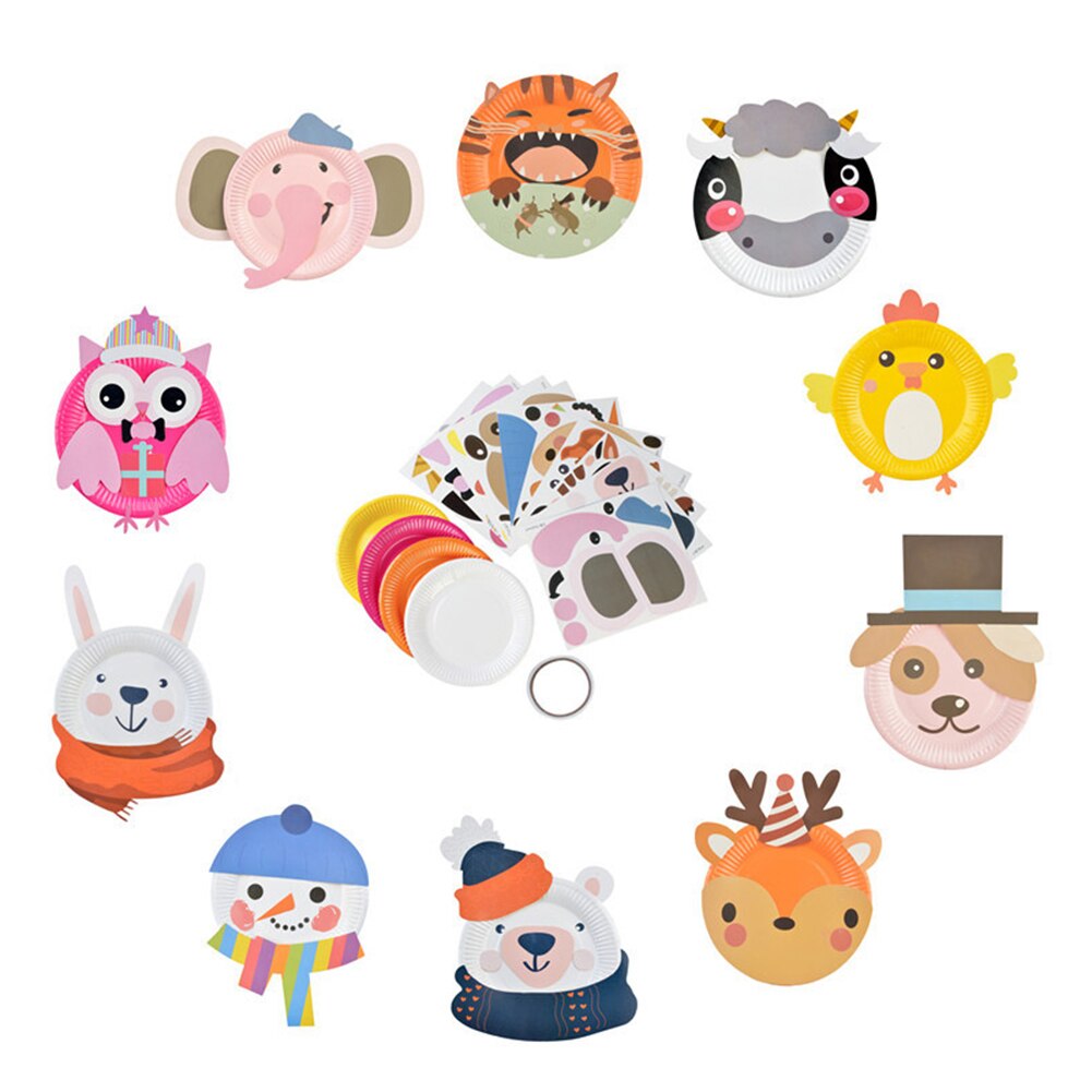 Handmade DIY Color Paper Tray Stickers Kindergarte... – Vicedeal