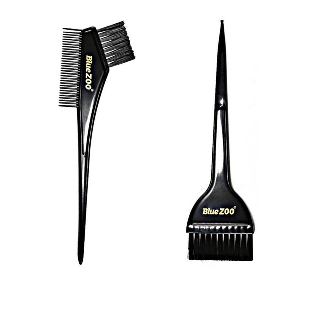 2x Dye Paint Brush With Comb Barber Highlights Col... – Vicedeal