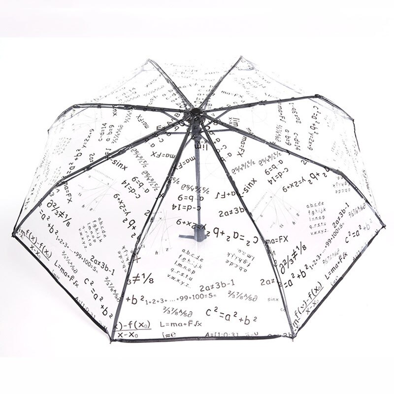 YADA Fold Rain Transparent Umbrella Folding Rainy ... – Grandado