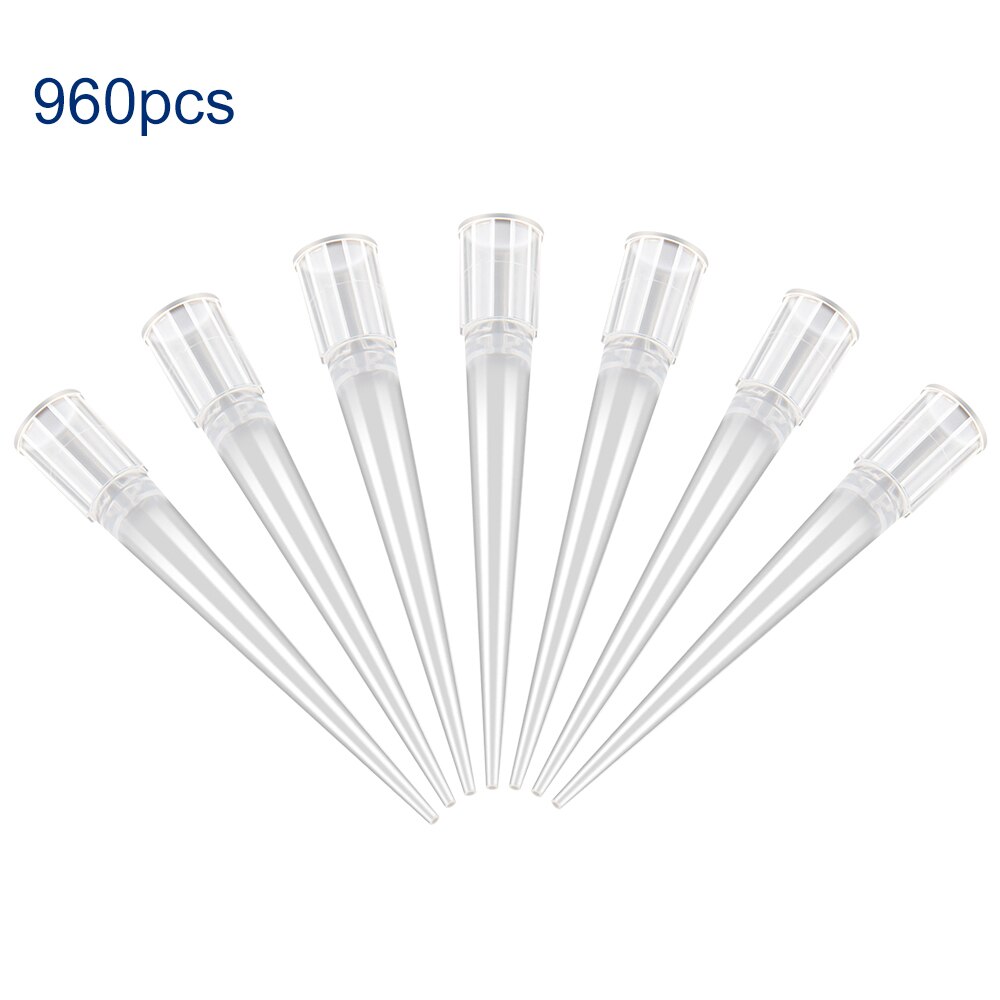 Pipette Tips 200ul 960 PCS Clear Transparent Labor... – Grandado