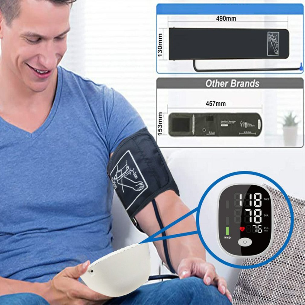 Automatic Digital Wrist Blood Pressure Monitor Hom... – Grandado