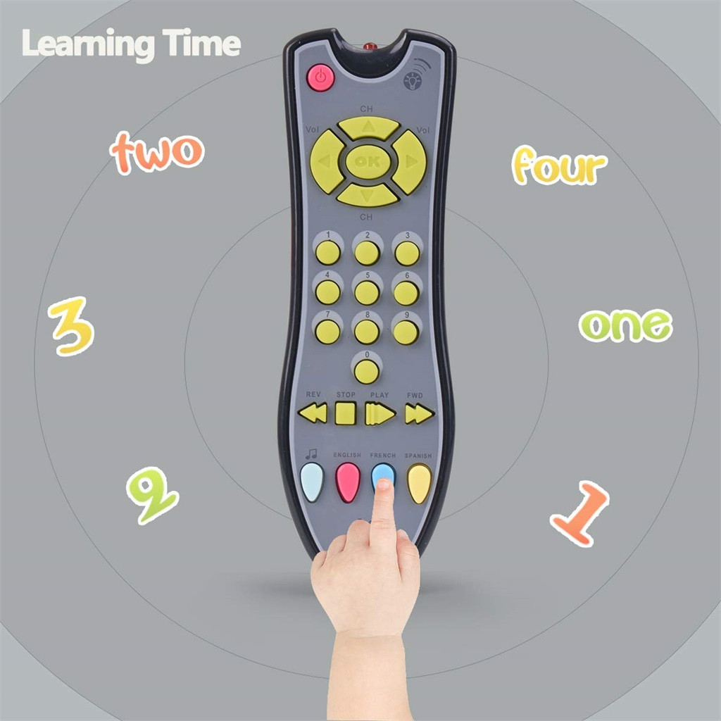 Kids Musical TV Remote Control Toy with Light and ... – Vicedeal