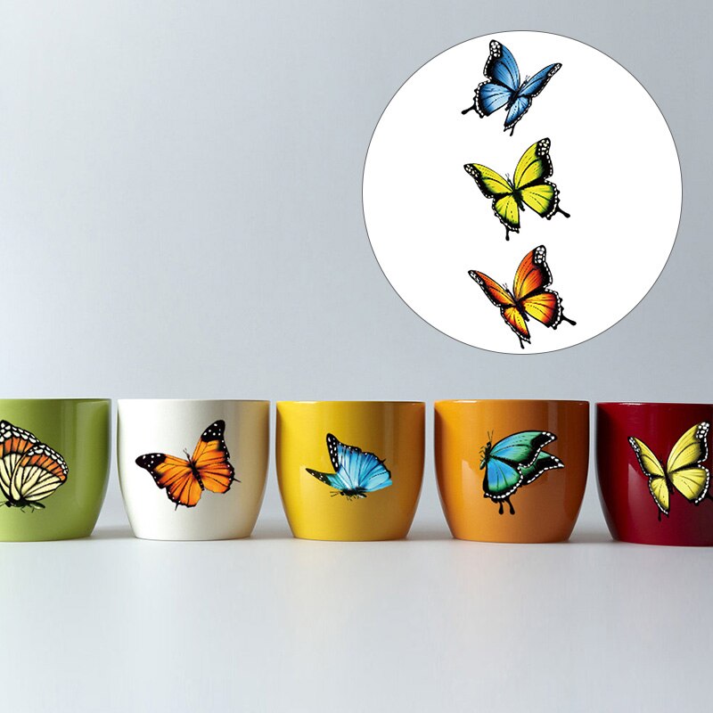 3Pcs/Sheet Butterfly Stickers Diary Sealing Label ... – Grandado