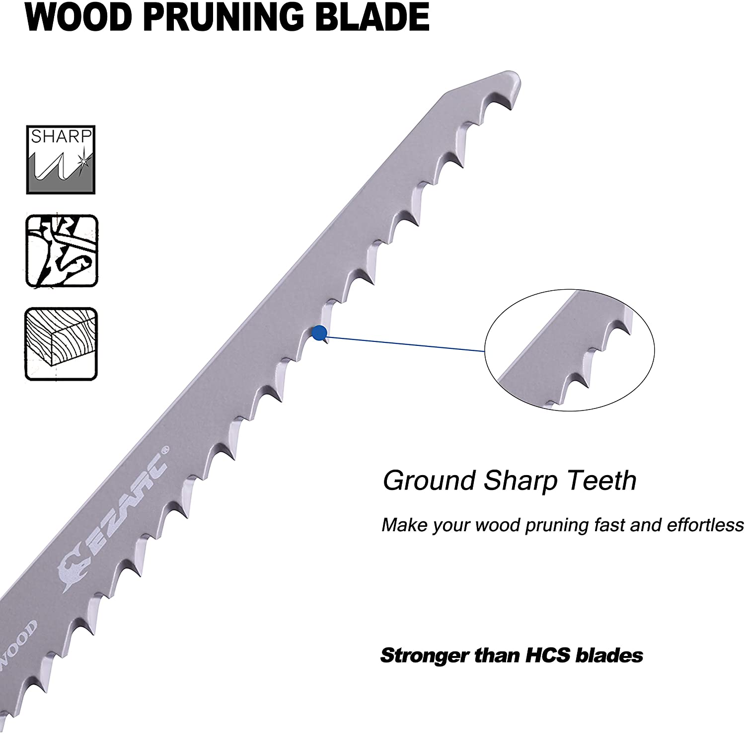 EZARC Wood Pruning Reciprocating Saw Blade Sharp G... – Grandado