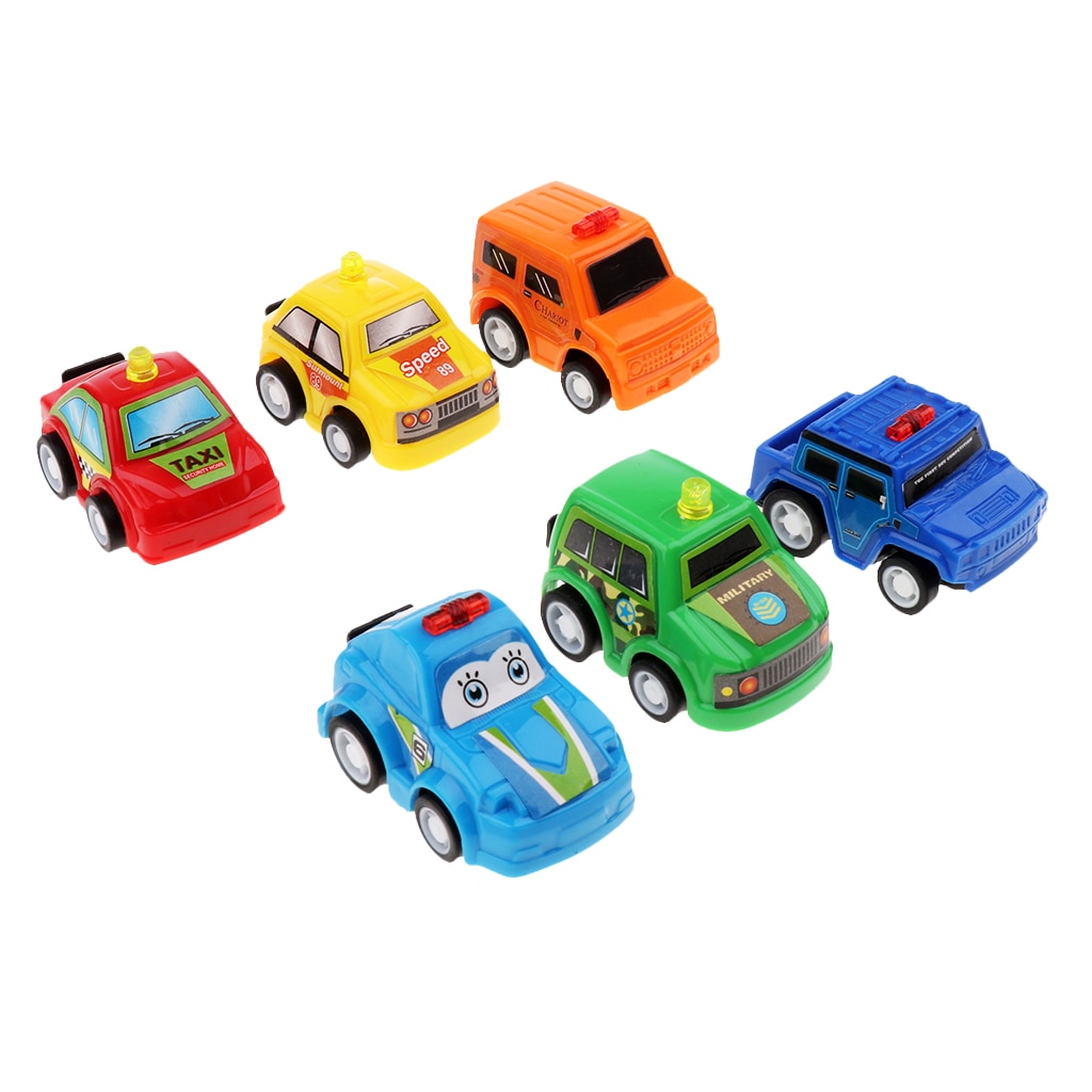 6pcs Baby Mini Pull Back Model Car Vehicle Childre... – Grandado