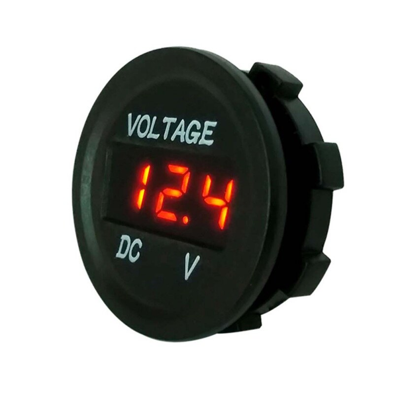 Mini digital voltmeter dc 12v-24v digital motorcy... – Vicedeal