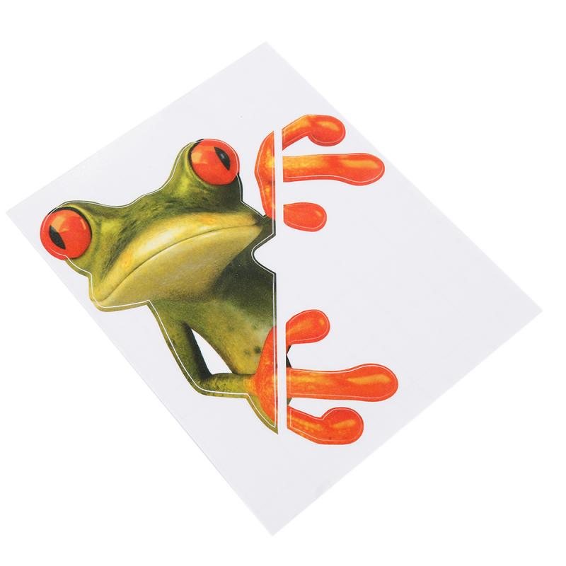 3D Car Frog Sticker Stereo Funny Cute Removable Ca... – Grandado