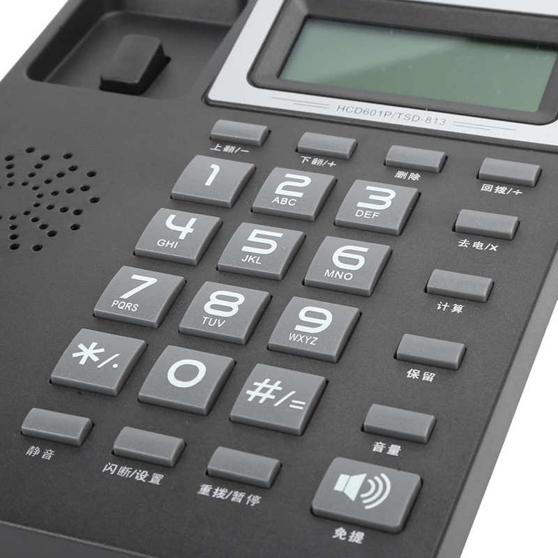 Home Office Landline Telephone Desktop Corded Fixe... – Vicedeal