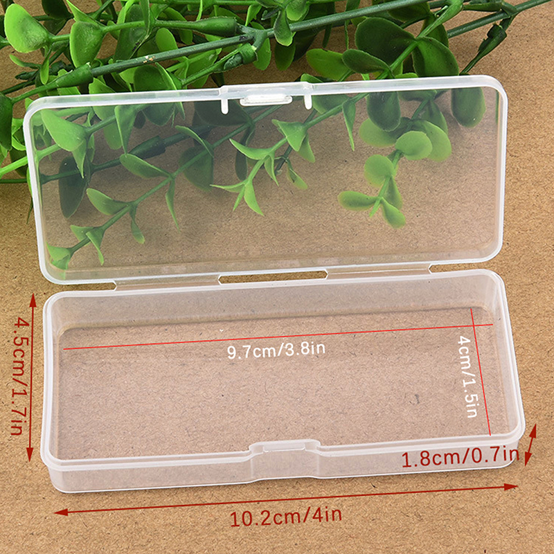 1Pc Doorzichtige Plastic Doos Rechthoekige Doos Do... – Grandado