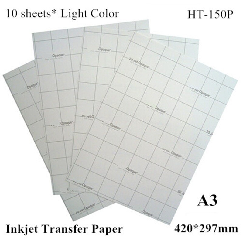 (A3*10pcs) Inkjet Heat Transfer Printing Paper for... – Vicedeal