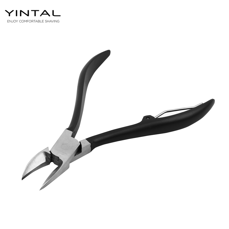 Pinza negra de acero inoxidable para cutícula de d... – Grandado