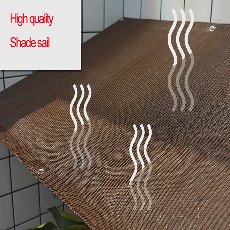 Very thick coffee color shade net Outdoor Garden B... – Grandado