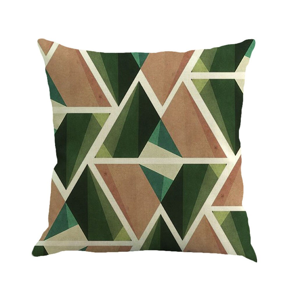 Geometry Painting Linen Pillow Case Cute Throw Pil... – Grandado