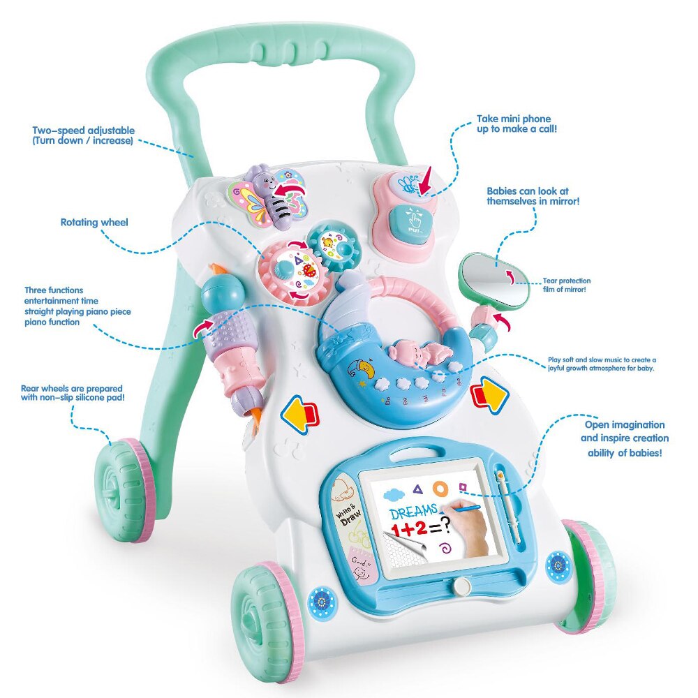 KANDY TOYS Baby Walker Multifuctional Toddler Walk... – Grandado