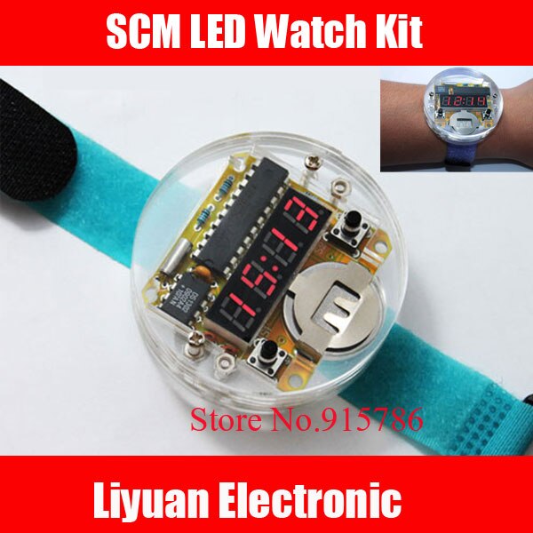 SCM LED Horloge Kit/DIY grote tijd/rode digitale b... – Vicedeal