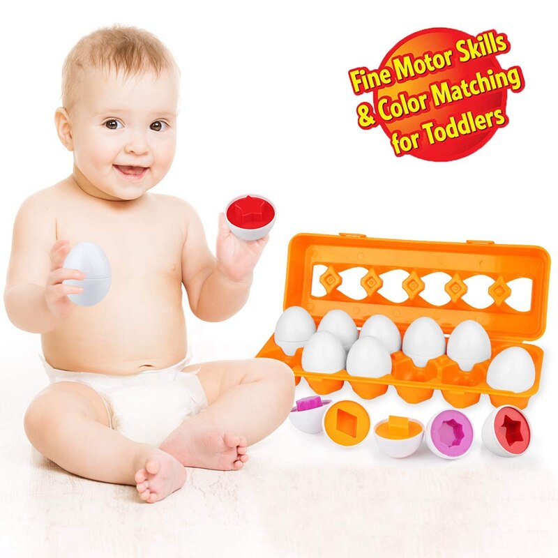 Toddler Eggs Set Toys for 1 2 3 Years Old Boys Gir... – Grandado