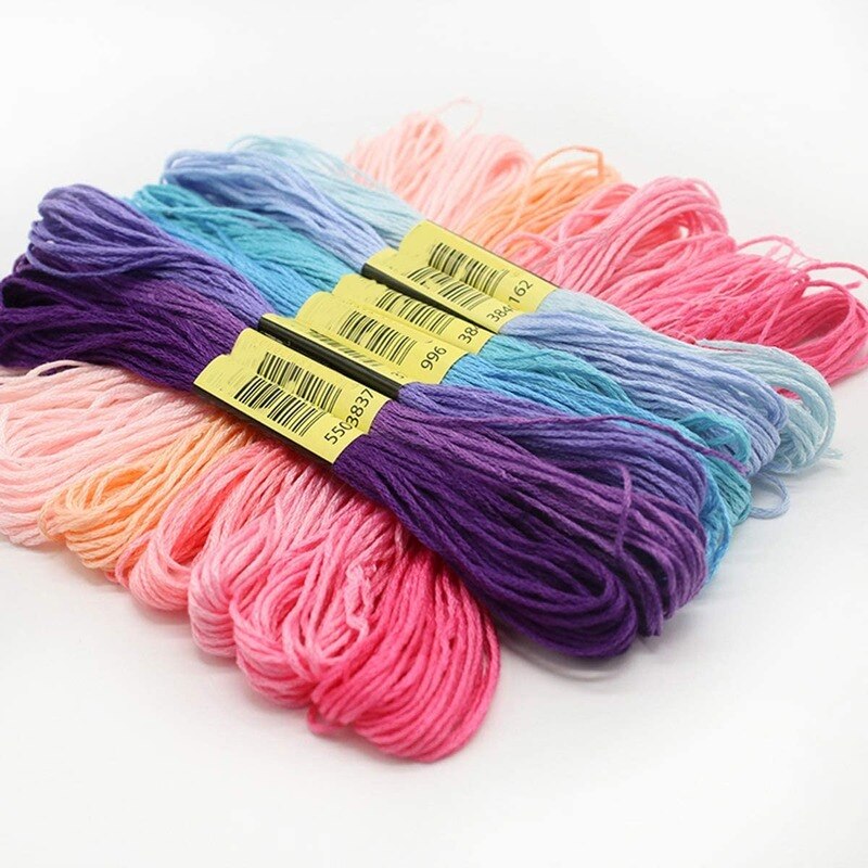 Rainbow Embroidery Floss 200/150/100/50/25 Cross S... – Vicedeal