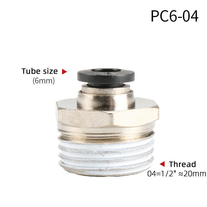 1PCS Pneumatic Quick Connector PC 4MM-12mm Hose Tu... – Vicedeal