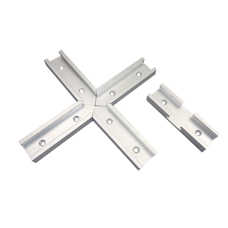 200mm Cross T-track Connector Set 30 Type T-slot M... – Grandado