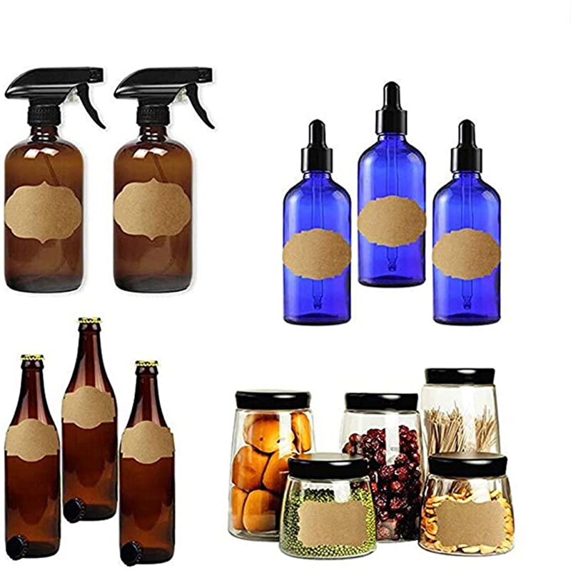 300PCS/roll Baking Packaging Sticker Label Kraft S... – Vicedeal