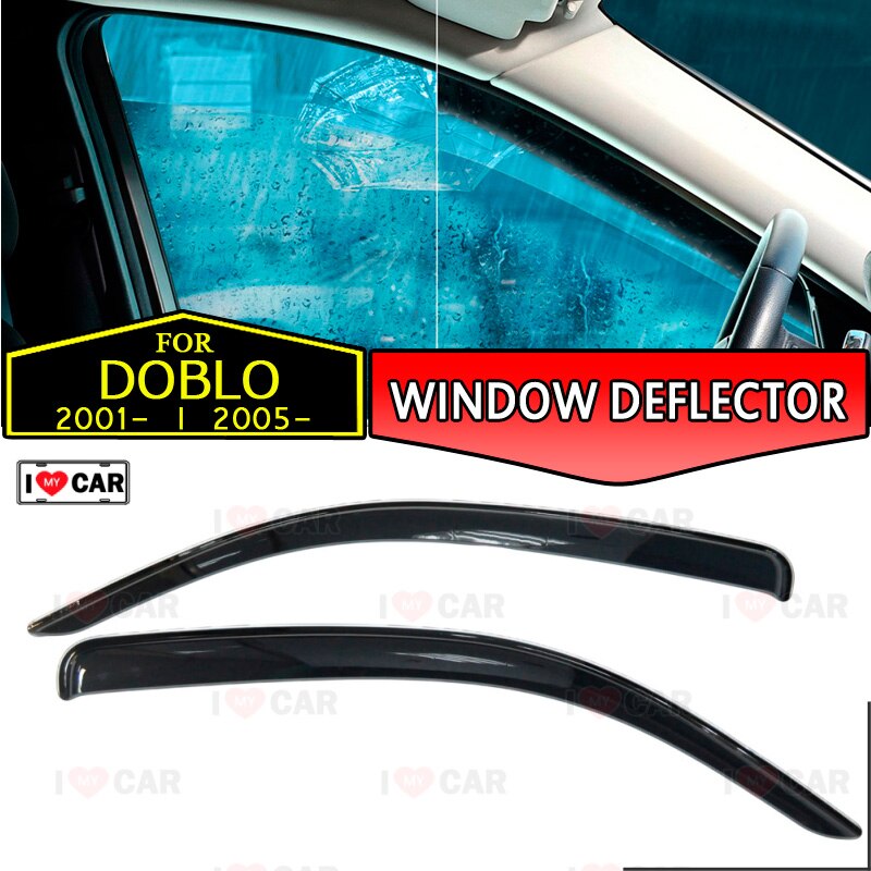 Window deflector for Fiat Doblo 2001- / 2005-car w... – Grandado