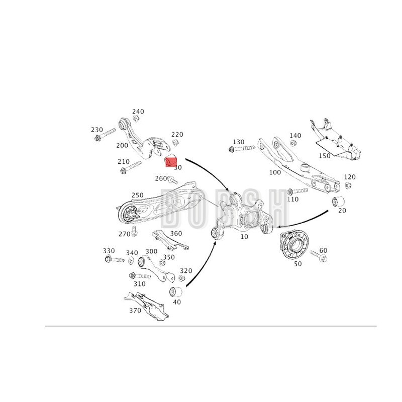 Controle Arm Suspension -mer Ced Esb EnzA160 A180 ... – Vicedeal