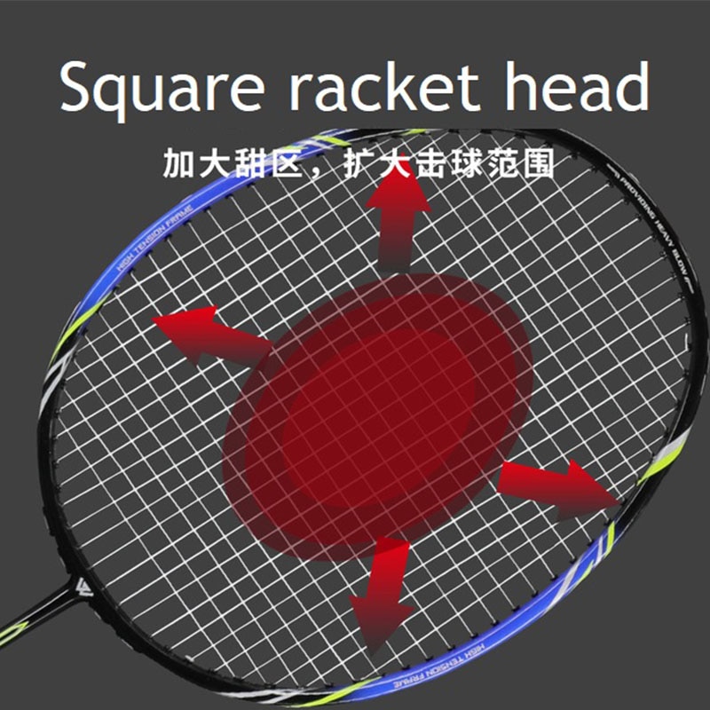 A pair Badminton Rackets Set Ultra light Double Ra... – Grandado