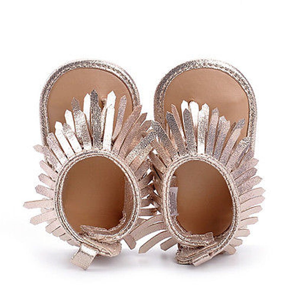 0-12M Newborn Infant Baby Girls Shoes Tassel Prewa... – Grandado