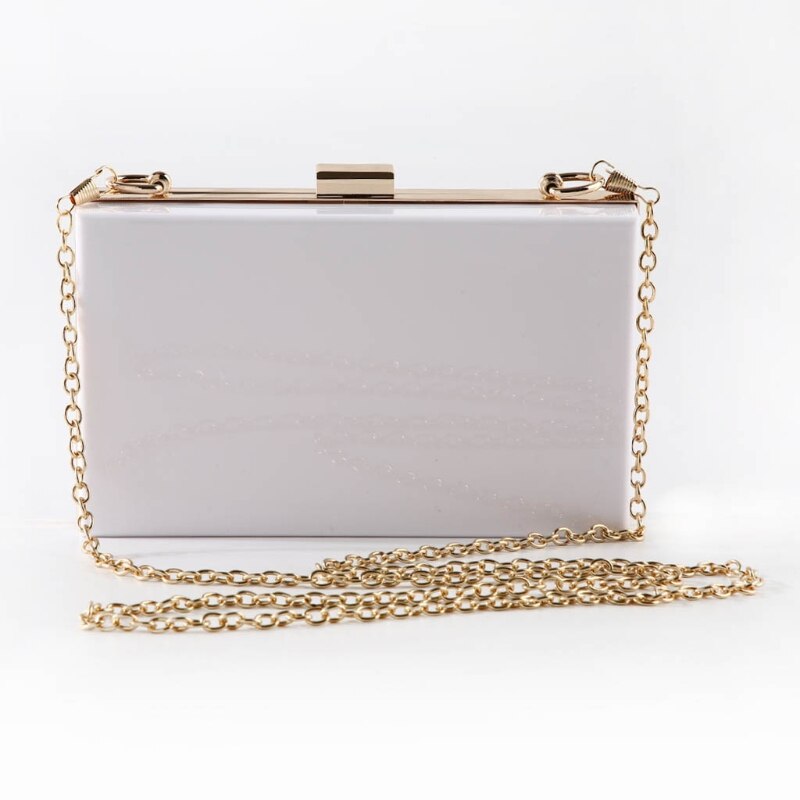 Woman Chain Shoulder Bag Luxury Transparent Rectan... – Vicedeal