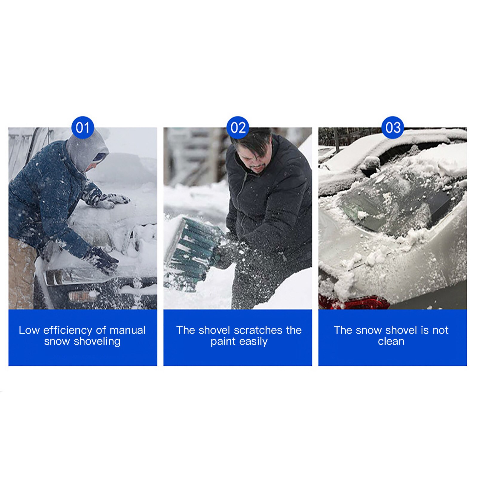 Ice Scraper Car Snow Brush Snow Brush Windshield S... – Grandado