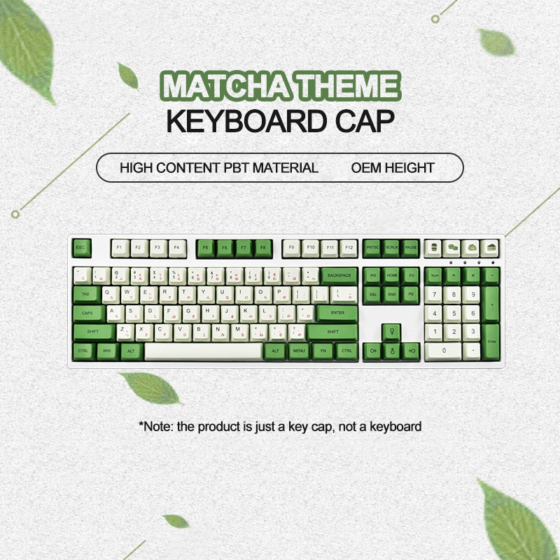 108 Key Mechanical Keyboard Keycaps Japanese Match... – Grandado